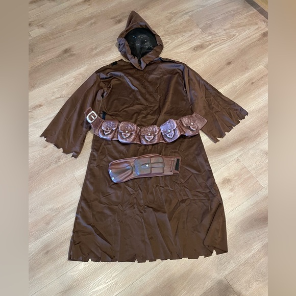 Costumes | Brown Hooded Costume Robe With Belt | Poshmark